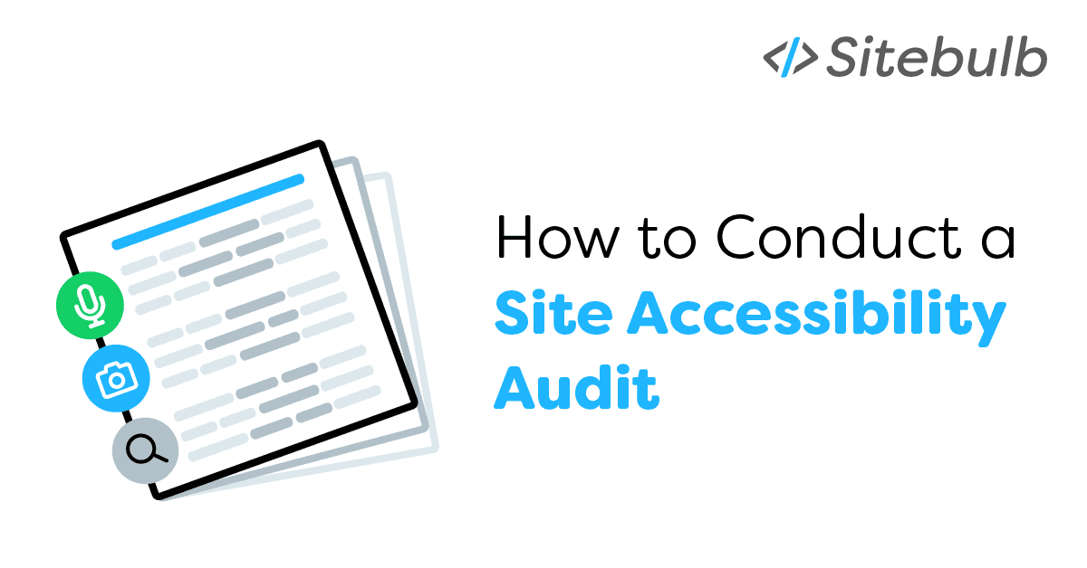How to Do an Accessibility Audit for SEO | Sitebulb